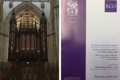 Francis Jackson at 100 years young - Viscount Organs