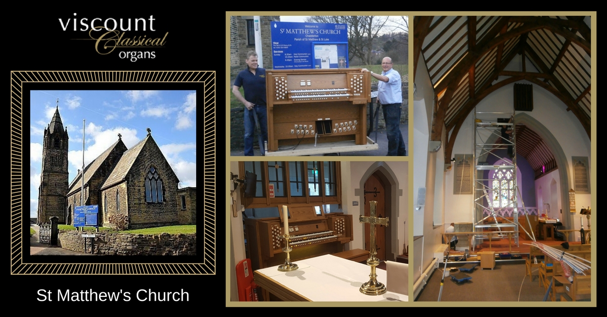 St Matthew's Chadderton April 2018 - Viscount Organs