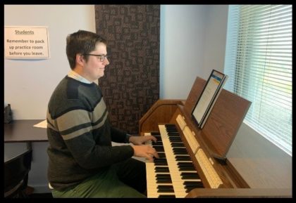 A practice organ for Prendiville Catholic College in Australia