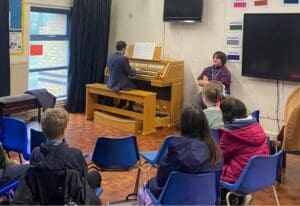 Organ loan instrument working hard at Cherwell School - Viscount Organs